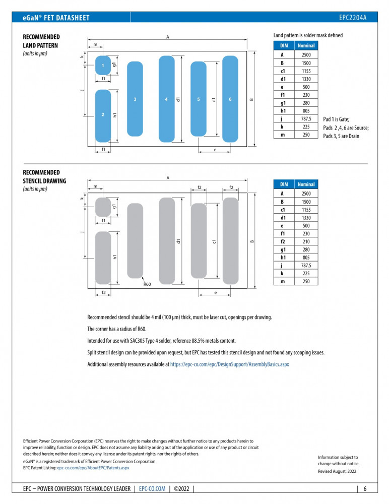 EPC2204A datasheet page 6
