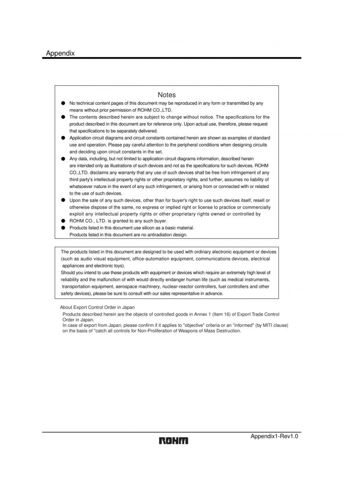 BH1417F-E2 technical document page 3