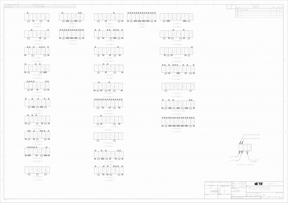 TE Connectivity 1971845-4 drawing sheet 5