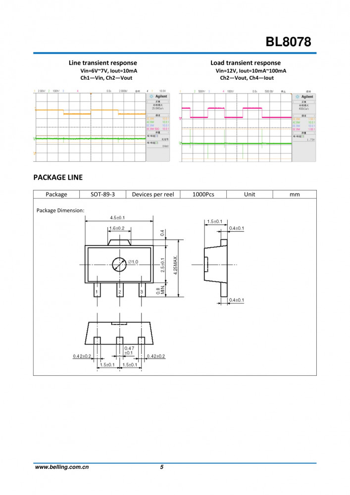 BL8078 datasheet page 5