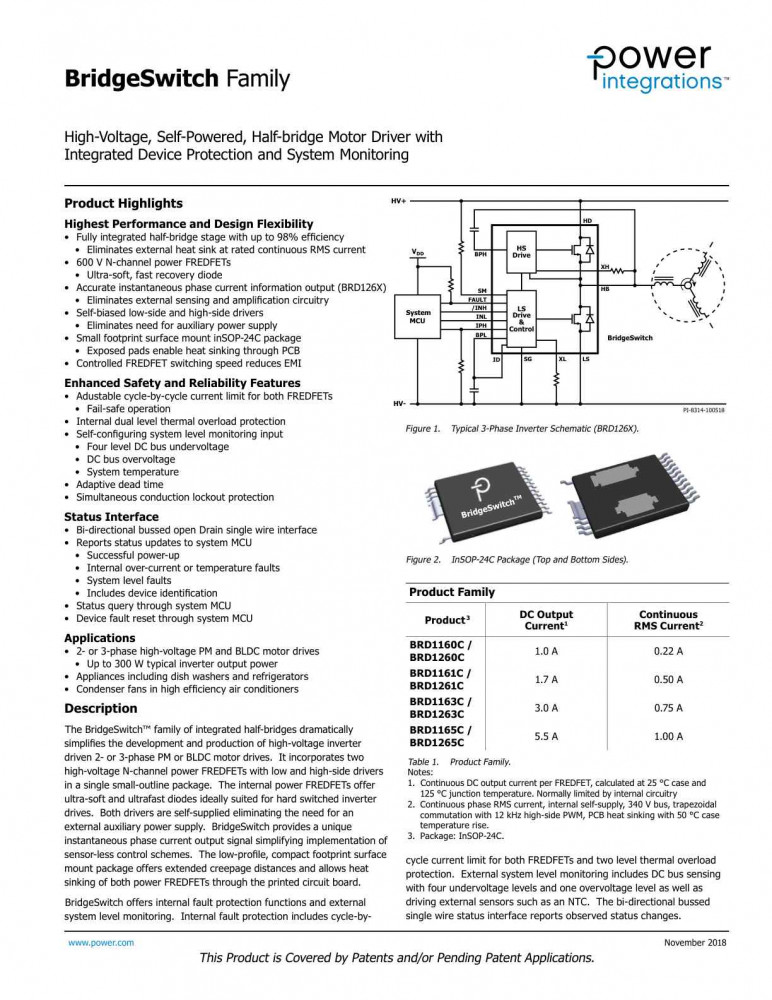 BRD1160C-TL technical document page 1