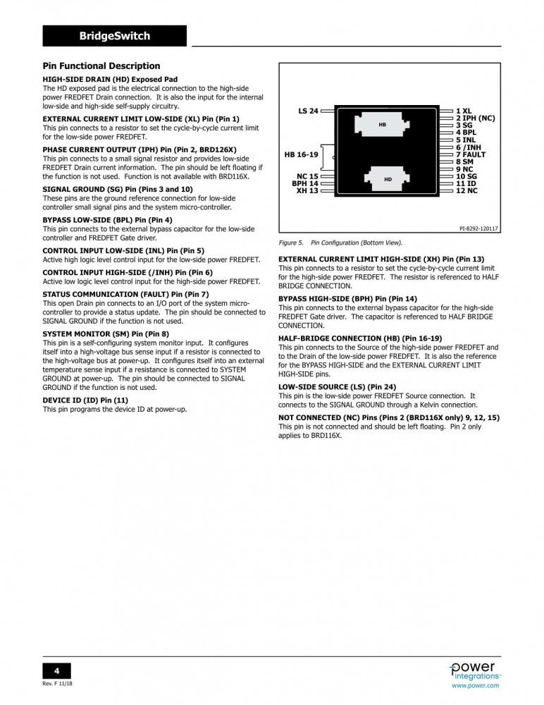 BRD1160C-TL technical document page 4