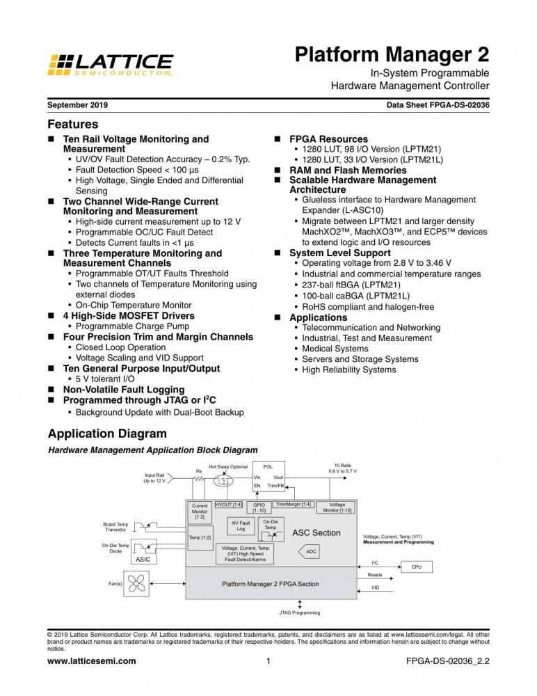 LPTM21L datasheet page 1