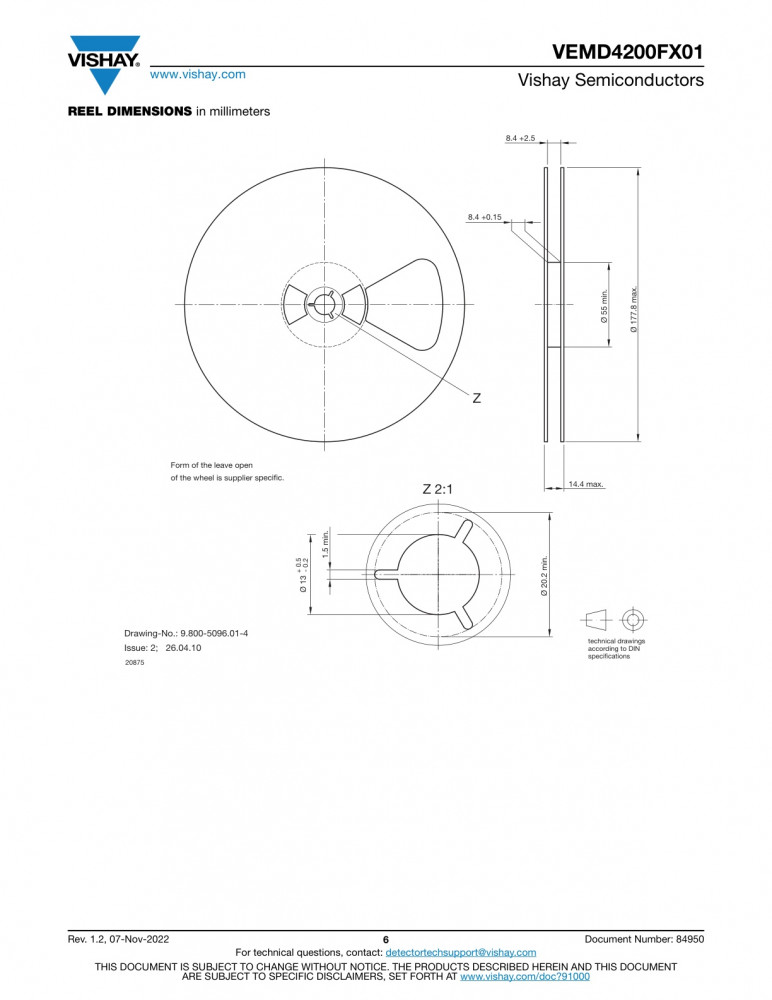 VEMD4200FX01 datasheet page 6