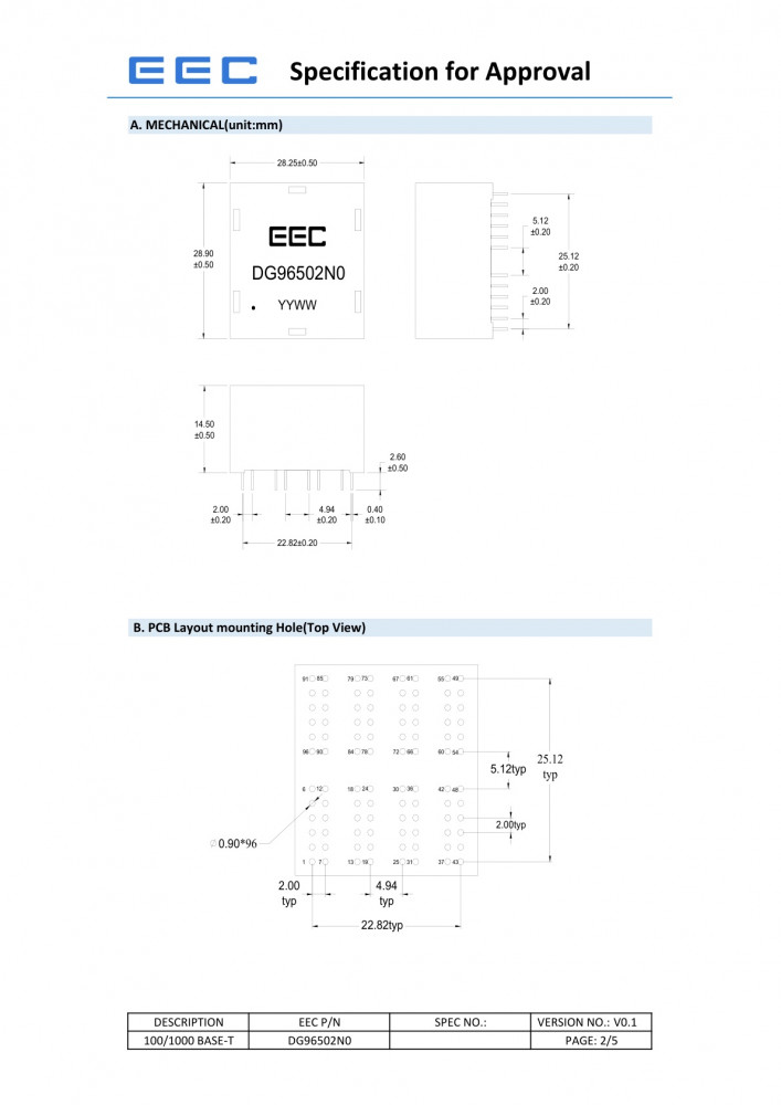 DG96502N0 schematic page