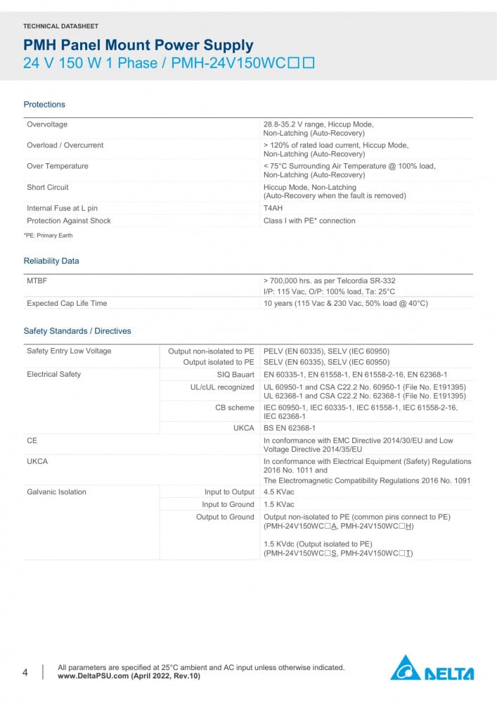 PMH-24V150WCBA datasheet page 4