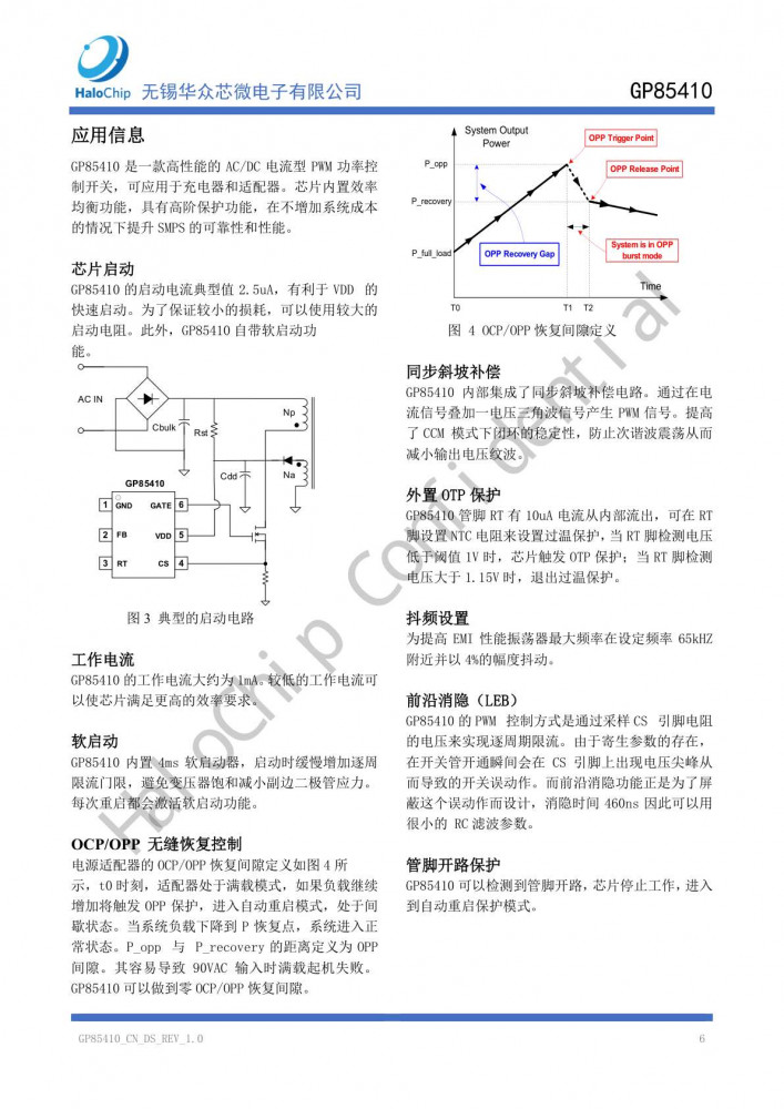 GP85410 datasheet page 6