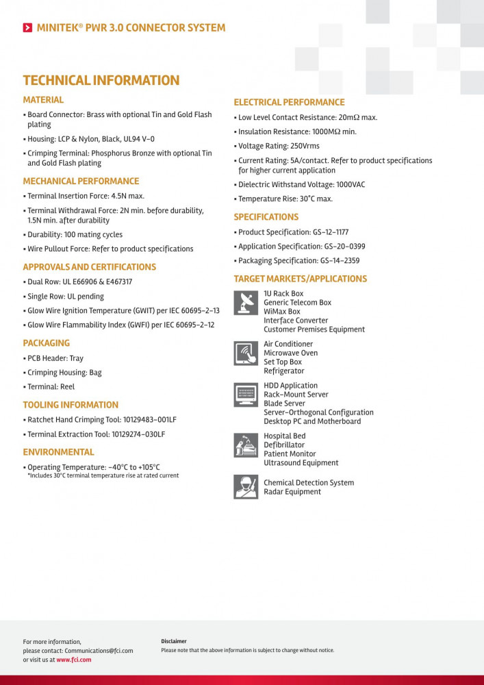 Amphenol Minitek Pwr 3.0 documentation page 2
