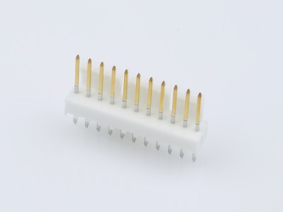 KK 254 Solid Header, Vertical, with Friction Lock, 11 Circuits, 0.51µm Gold (Au) Plating, 3.56mm Tail Length, Bag for sale