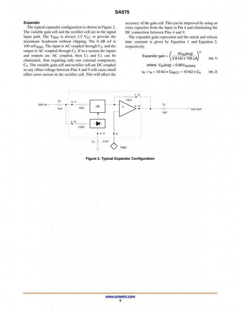 SA575 datasheet page 5
