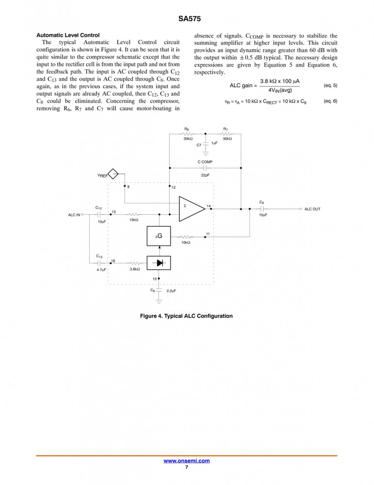 SA575 datasheet page 7