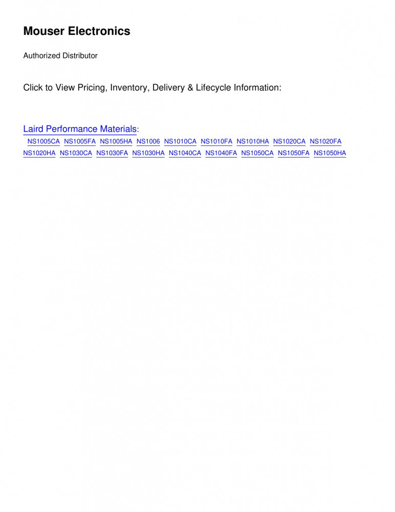 NS1000 series technical document page 3