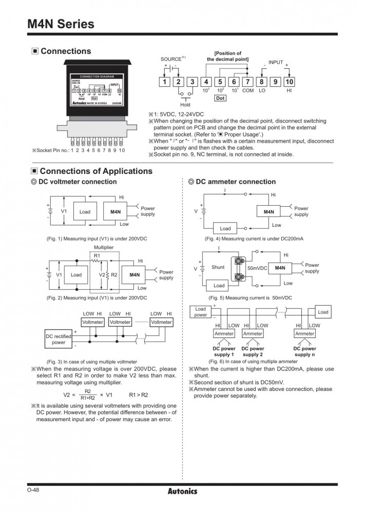M4N Series technical document, page 3