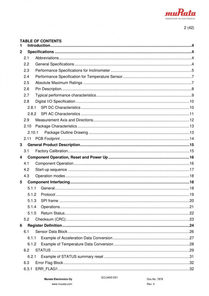 SCL3400-D01-10 datasheet page 2