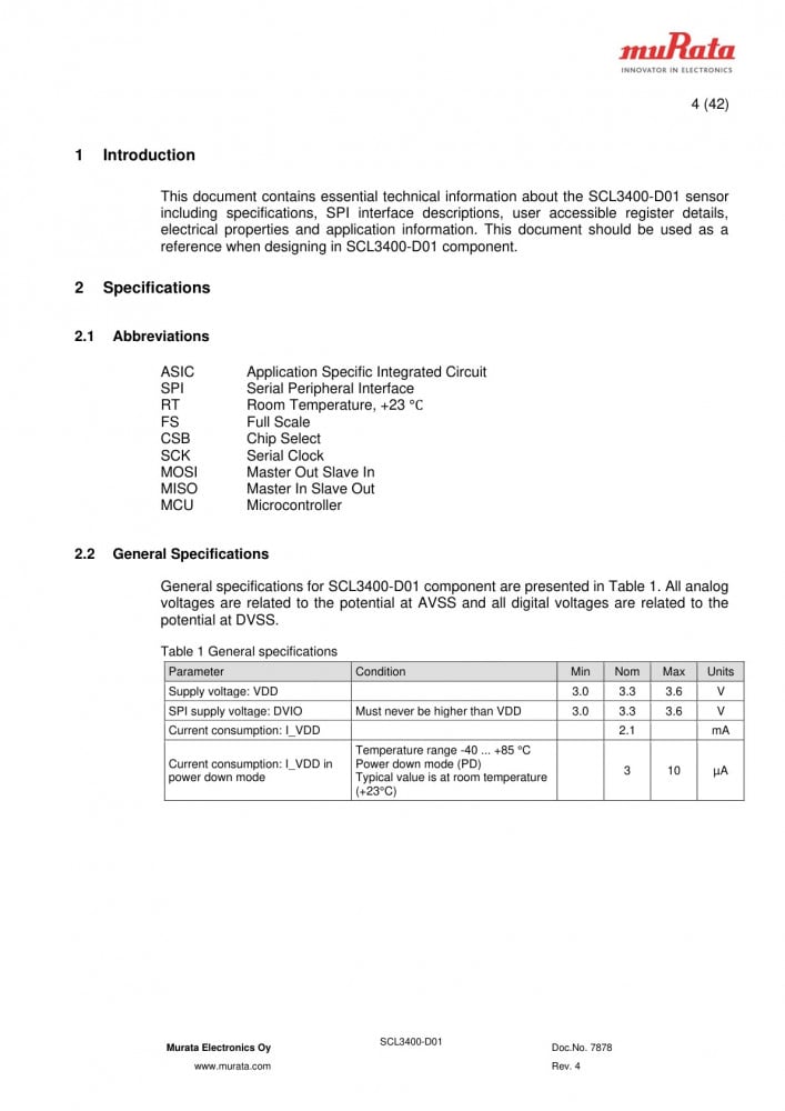 SCL3400-D01-10 datasheet page 4