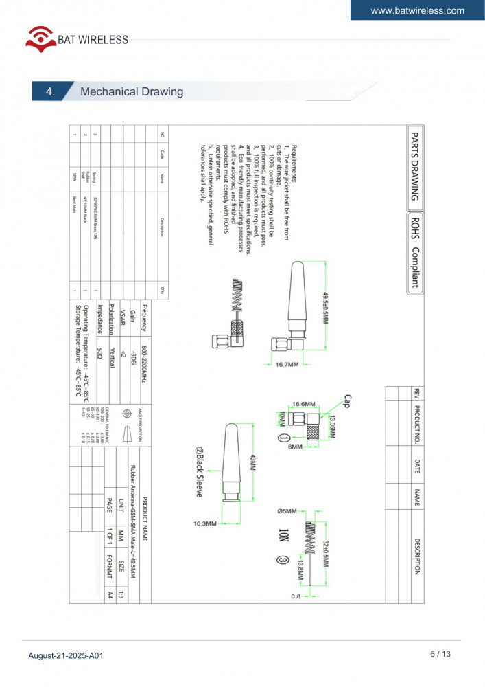 BWGMRJWX50-10WJ document page 6