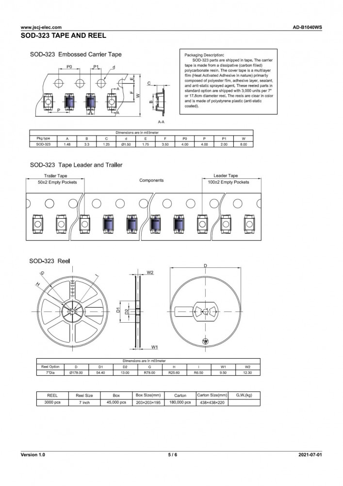 AD-B1040WS datasheet page 5