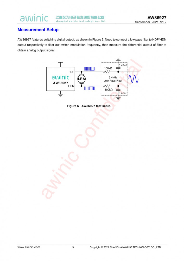 AW86927FCR datasheet page 9