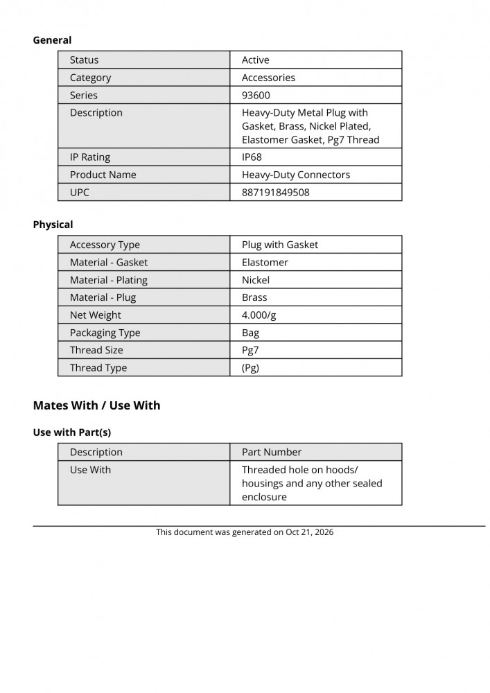 936000318 product document image, page 2