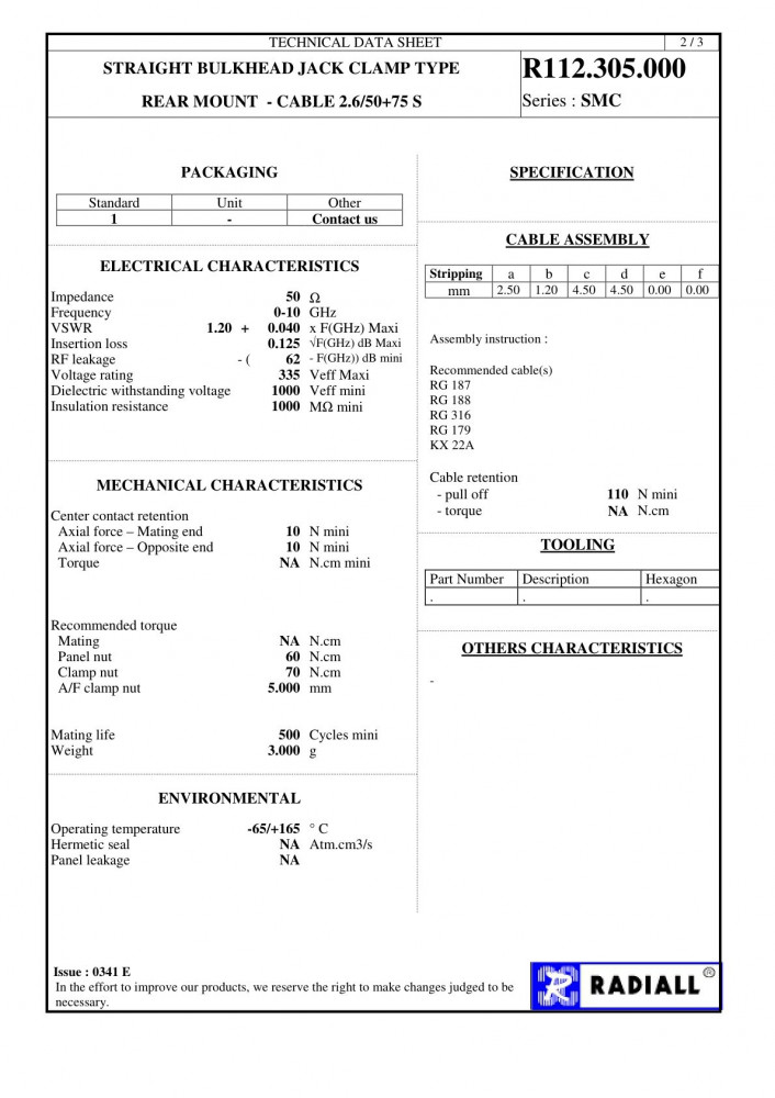 R112305000 technical document, page 2