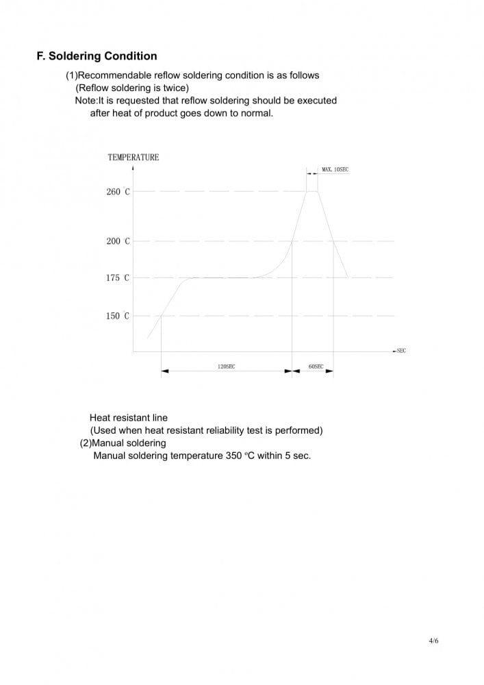 GSD9605YB-3V2800 specification page 4