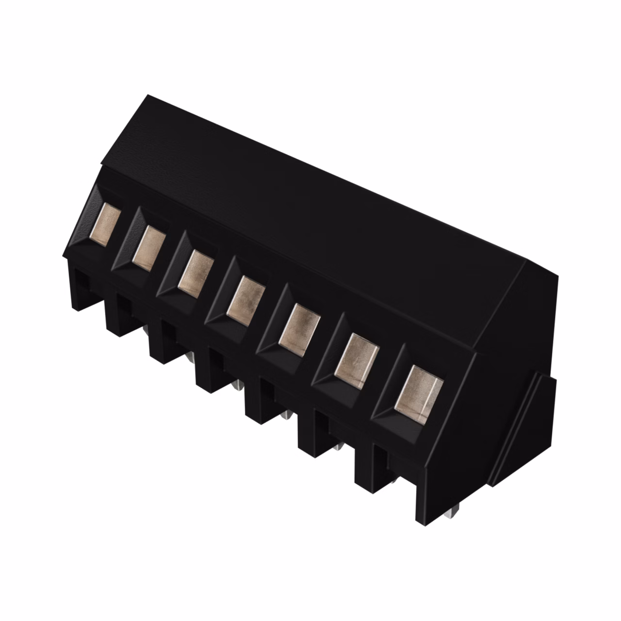 5.08mm Pitch Beau Eurostyle Low Profile, Fixed Block, 35° Wire Entry, Modular, 7 Circuits for sale