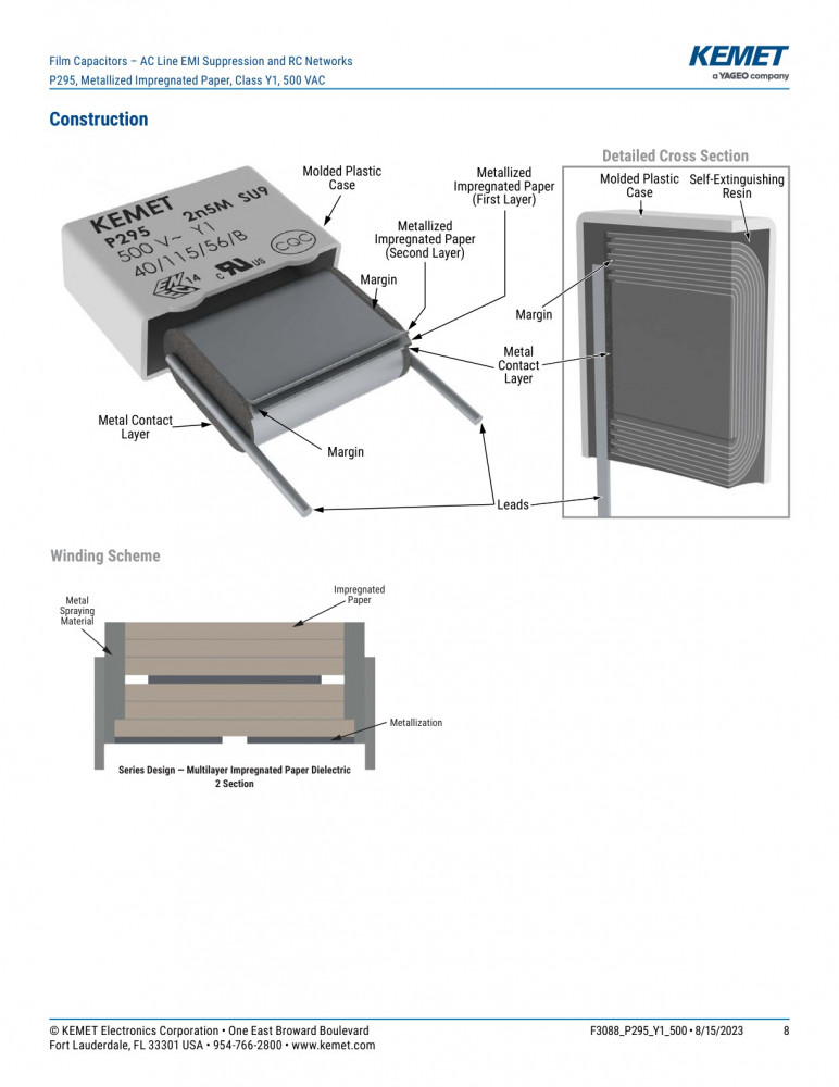 KEMET P295 datasheet page 8