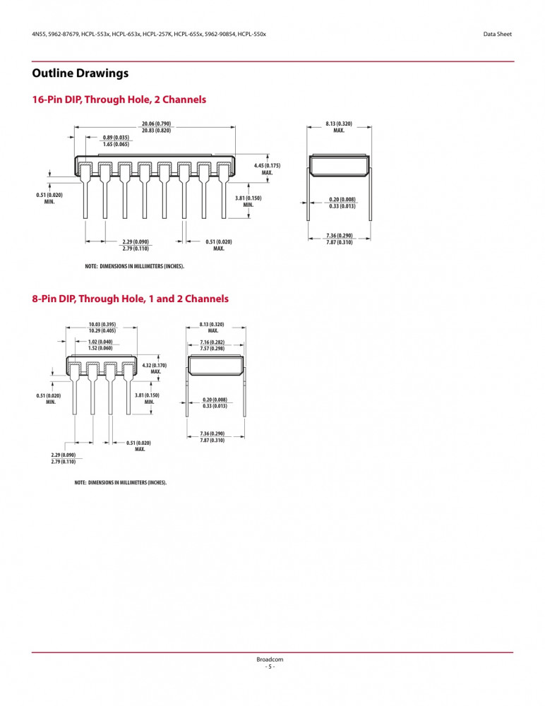 Datasheet page 5