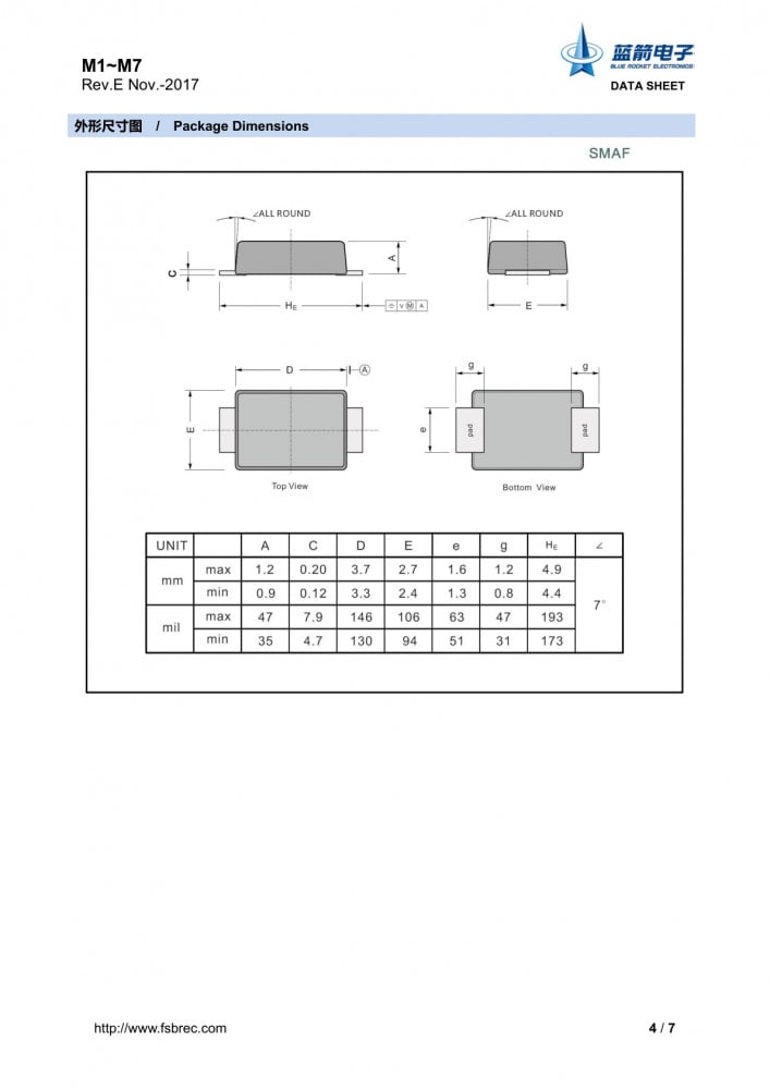 M7 datasheet page 4