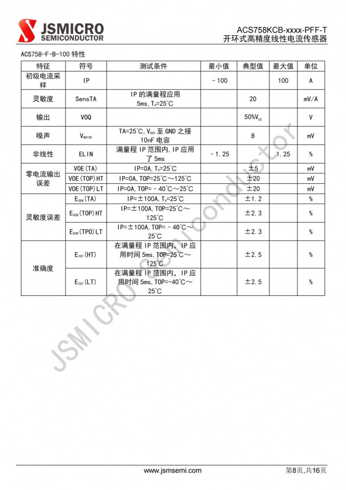 ACS758 datasheet page 8