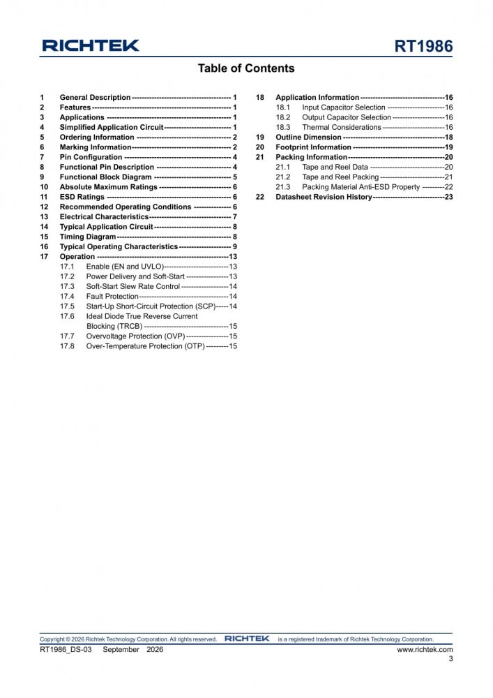 RT1986 datasheet page 3
