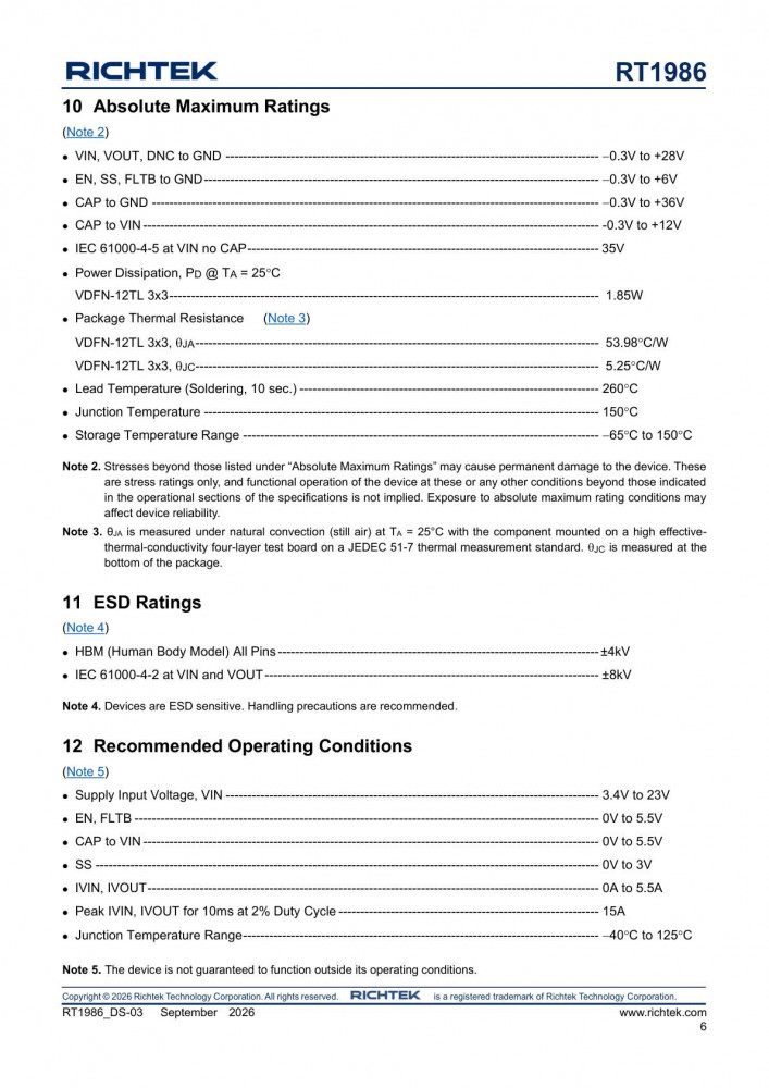 RT1986 datasheet page 6