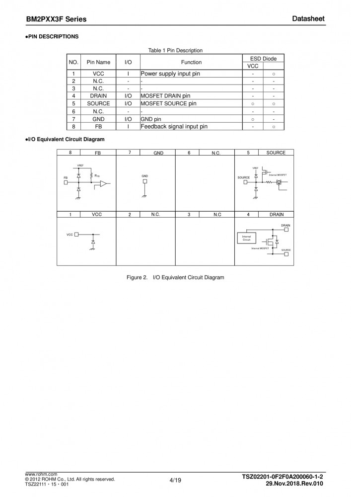 BM2P093F datasheet page 4