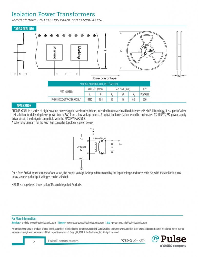PH9085.089NLT technical document page 2