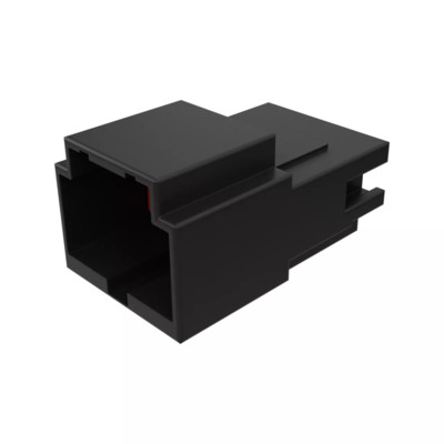 2.54mm Pitch, 0.64mm Width H-DAC 64 High Density Automotive Crimp Housing, Dual Row, 10 Circuits, Polarization Option #2, Black for sale