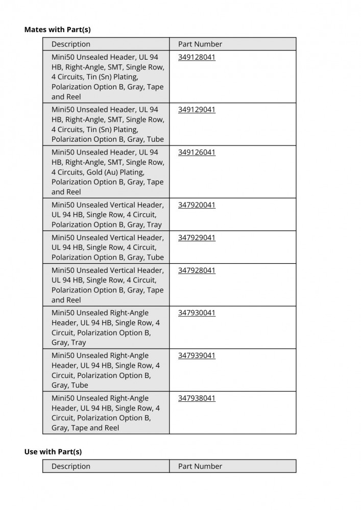 MOLEX 2065230042 technical document page 3