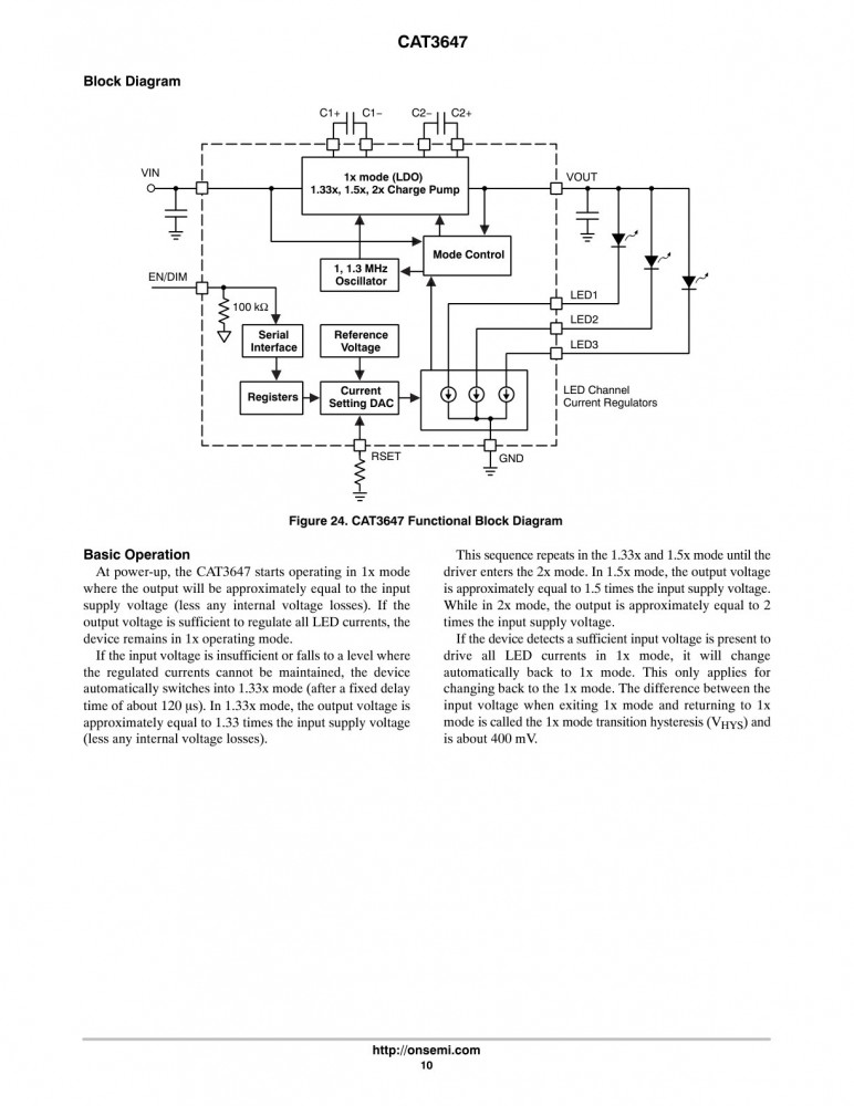 CAT3647 datasheet page 10