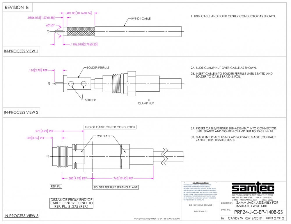 PRF24-J-C-EP-140B-SS assembly instruction page 2
