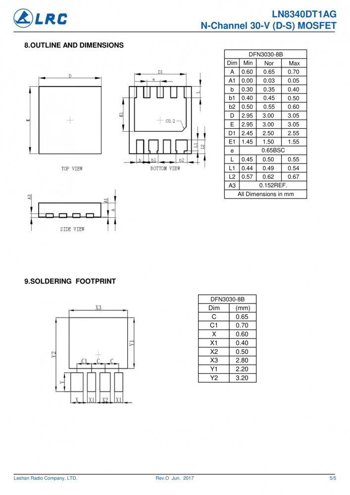 LN8340DT1AG technical document page 5