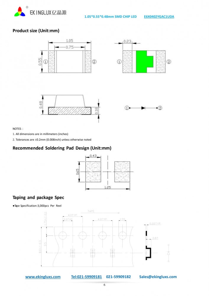 E6X0402YGAC1UDA datasheet page 6