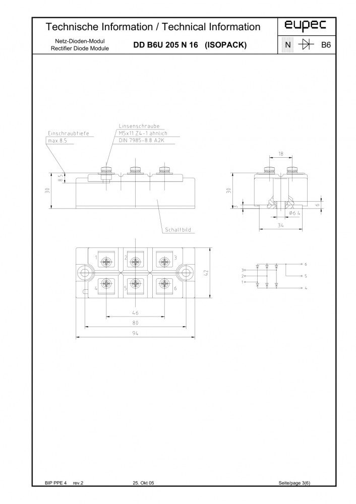 DDB6U205N16L technical document page 3