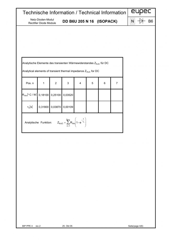 DDB6U205N16L technical document page 4