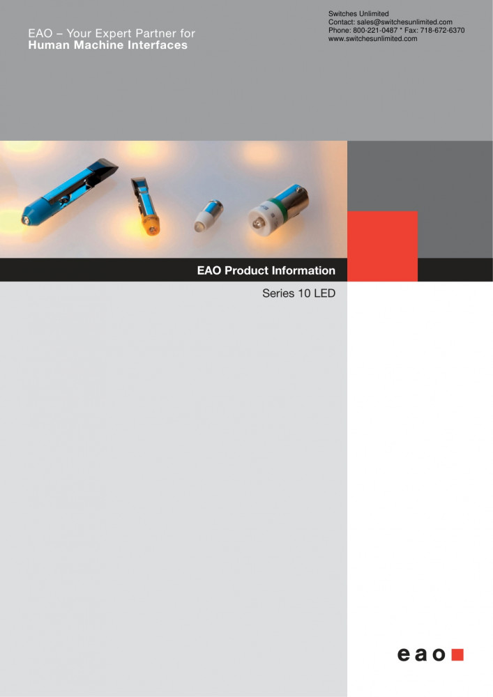 Series 10 LED catalogue page 1