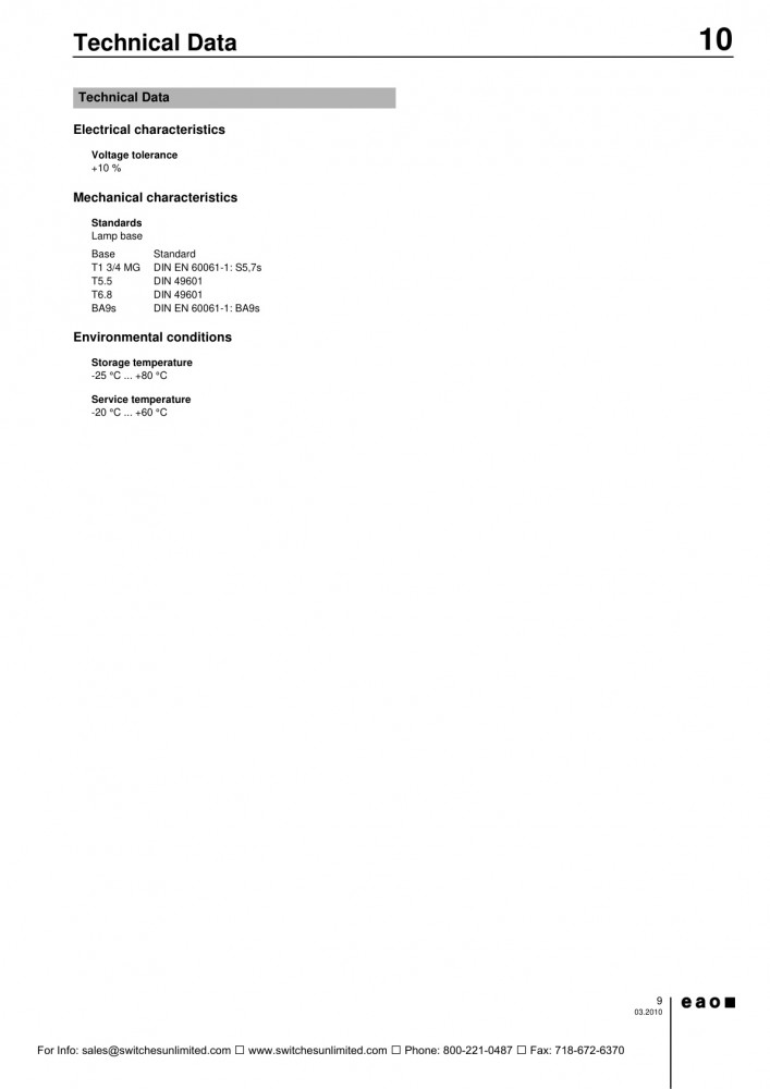 Series 10 LED catalogue page 9