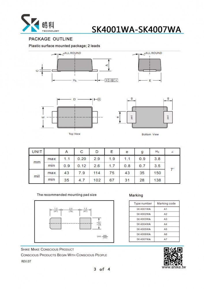 SK4002WA datasheet page 3