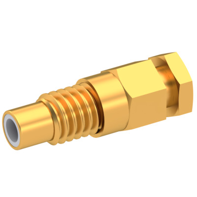 SMC / STRAIGHT PLUG FEMALE SOLDER CLAMP FOR .085''/50 SR GOLD