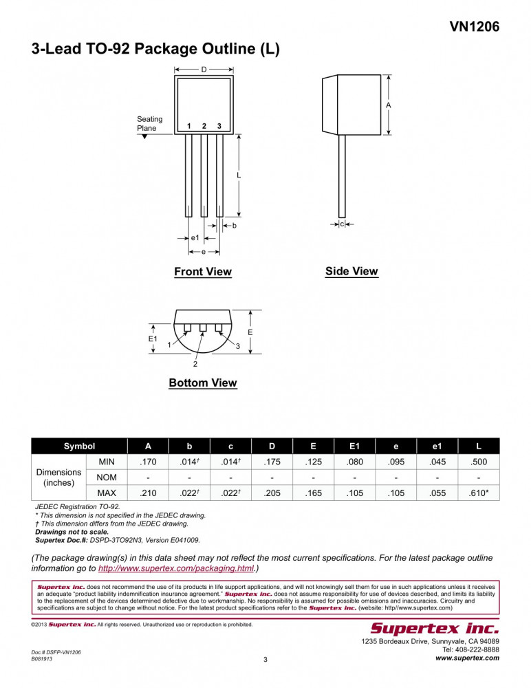 VN1206L-G-P002 datasheet page 3