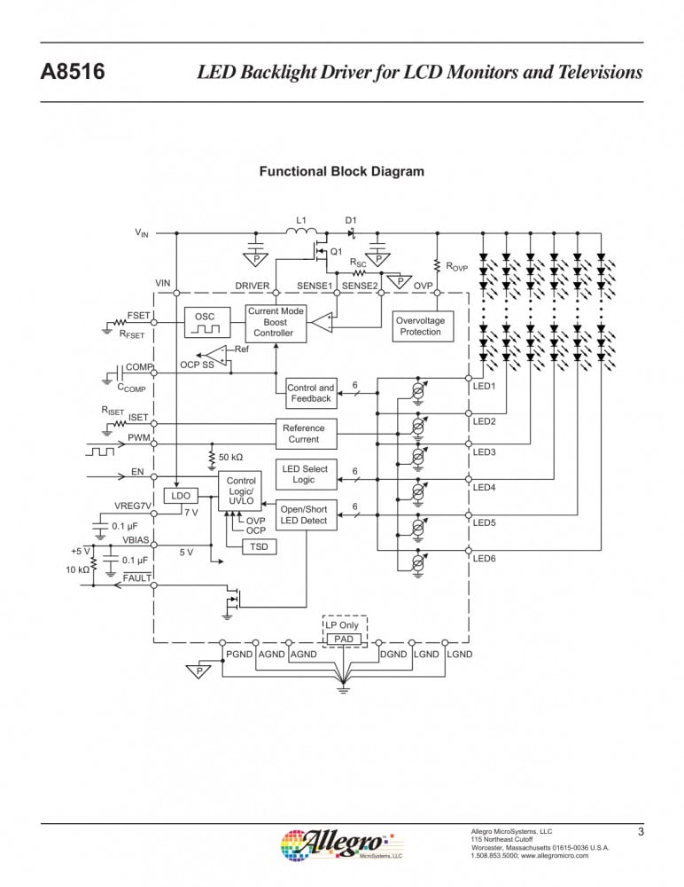 A8516 datasheet page 3