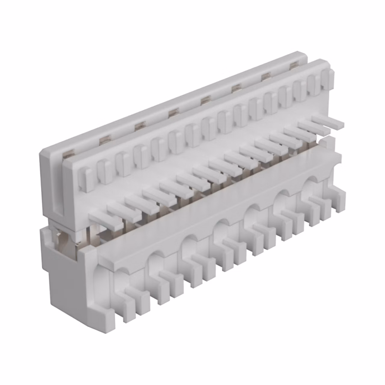 Appli-Mate RAST Power IDT Housing, 5.00mm Pitch, Direct/Indirect, Female, 8 Circuits, Fully Coded, Open End Walls for sale