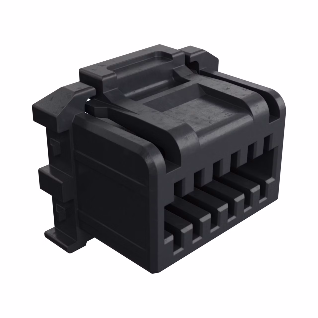 Micro-Lock Plus TPA Type Receptacle Housing, 1.25mm Pitch, Low-Halogen, Dual Row, Positive Lock, 12 Circuits, Black for sale